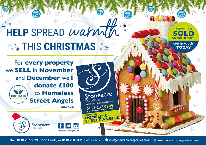 Fund raising for 'Homeless Street Angels' | Stoneacre Properties